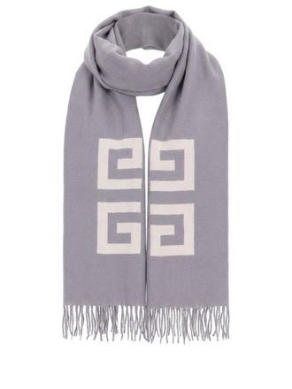 Givenchy Mens Bicolor Virgin Wool Scarf