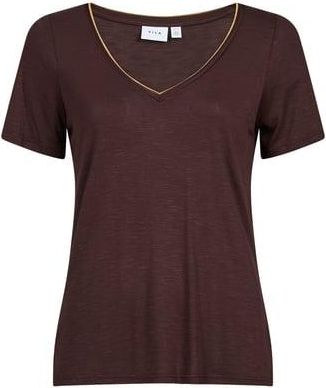 Vila T-shirt Vinoel col V