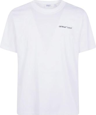 Off-white Homme, Tops, Blanc, Taille: S Tee Manches Courtes Logo Quote Regular