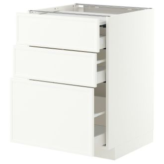 IKEA METOD / MAXIMERA Unterschr auszb Arbeitsfl/3 Schubl