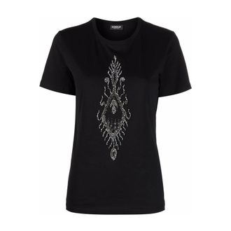 Dondup Rundhals-T-Shirt - - Tops - Damen - Schwarzk - M