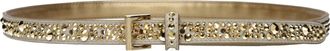 Prada Femmes Ceinture en daim dor&eacute;e