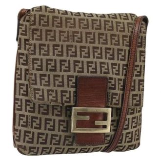 Fendi Sac bandouli&egrave;re Vintage en toile Pre-owned - Femme - Pre-owned - Brun - Taille: ONE Size