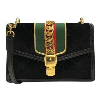 Gucci Sac bandouli&egrave;re vintage Pre-owned - Femme - Pre-owned - Noir - Taille: ONE Size