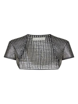 Ludovic de Saint Sernin Bolero mit &Ouml;sen - Schwarz