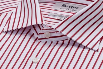 Bexley Davide Classic - Chemise homme blanc et rouge