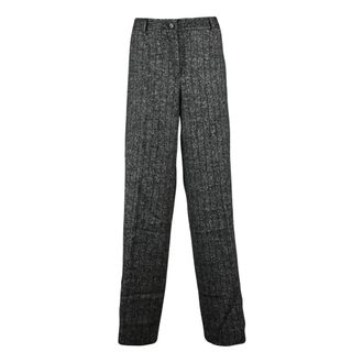 Dolce & Gabbana Straight Leg Hosen - - Trousers - Damen - Grau - L