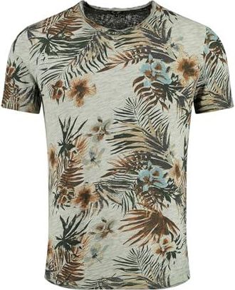 Key Largo Playa Round T-Shirt, Faded Moss (1541), XL Hommes