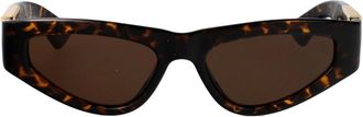 Bottega Veneta unisex, Accessoires, Brun, Taille: 53 MM Bv1407S Lunettes de soleil oeil-de-chat