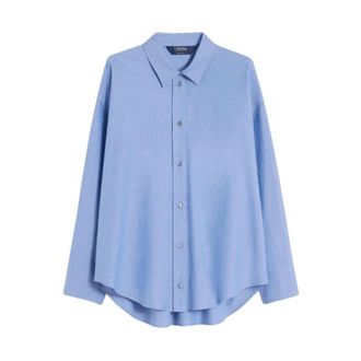 Max Mara Damen, Blusen & Hemden, Blau, MGr&ouml;&szlig;e