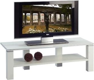 M2 Kollektion TV-Center, weiß Hochglanz, 118 x 44 x 45 cm