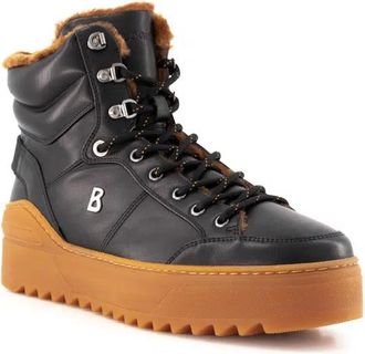 Bogner Herren Boots schwarz Glattleder