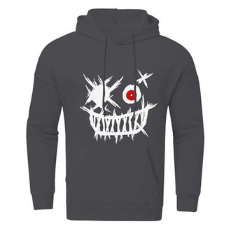 Generic Sweat a Capuche Homme Sweatshirt Hooded Pull &agrave; Capuche Homme Mode Casual avec Imprim&eacute; Partiel, Sweats &agrave; Manches Longues avec Cordon de Serrage