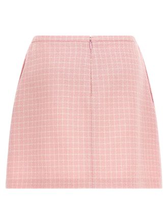 Versace Womens Multicolor Virgin Wool Long Skirt
