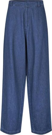 Masai Femme, Pantalons, Bleu, Taille: 40 FR Wide Pantalons