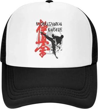 Generic Casquette de karat&eacute; Kyokushi Classique Unisexe personnalis&eacute;e Style Trucker pour Adultes et Hommes Arts Martiaux Ajustable Hip hop id&eacute;ale Les Sports ac