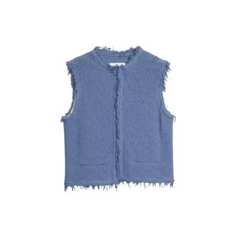 Iro Iro, Femme, Vestes, Bleu, Taille: 38 FR Shanny Vest