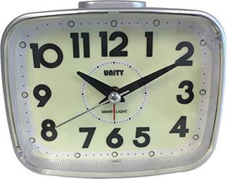 Unity R&eacute;veil &agrave; Cadran Super Lumineux Blanc 12,5 x 10 x 7 cm