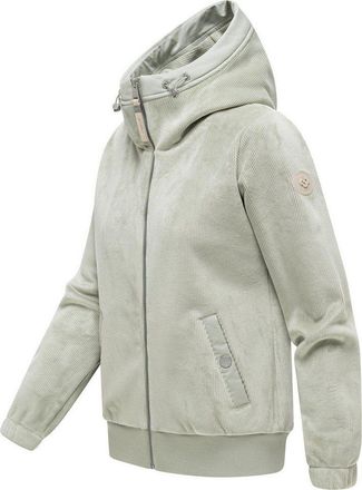 Ragwear Fleecejacke Cousy Short Bonded &Uuml;bergangsjacke mit kuscheligem Teddyfell-Innenfutter