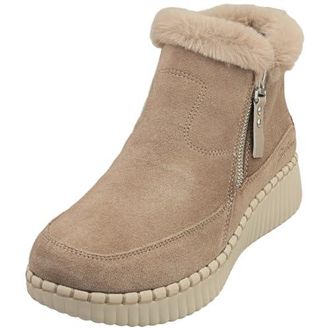 Skechers Wilshire BLVD-Fresh Bottines zipp&eacute;es pour femme, taupe, 39 EU
