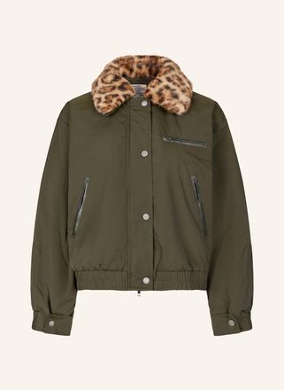 Baum Und Pferdgarten Baum Und Pferdgarten Kastenjacke Mit Kunstfell gruen