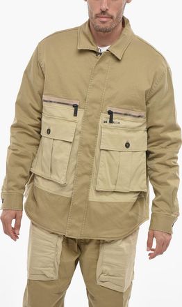 Dsquared2 Utilityjacke aus Denim mit Steppfutter Dsquared2