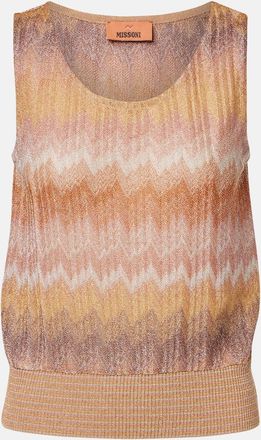 Missoni Top aus H&auml;kelstrick