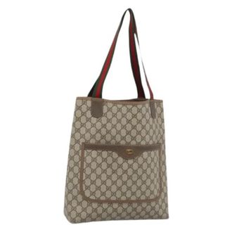 Gucci Pre-owned GG Canvas Tote Bag - - Pre-owned - Damen - Braun - ONE SIZE
