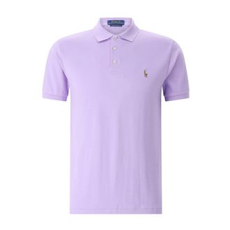 Polo Ralph Lauren Individuell angepasstes Slim-Fit Poloshirt - - Tops - Herren - Lila - 2XL