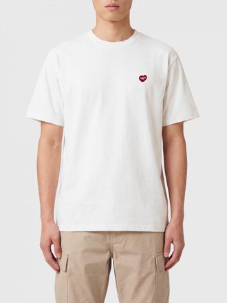 Carhartt Work in Progress Kurzarm-T-Shirt aus Bio-Baumwolle mit Kontrastlogo