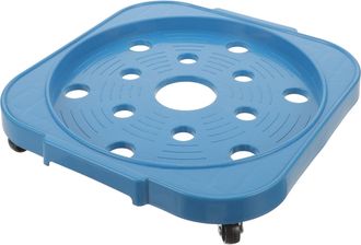 Supvox Universeller Mobiler Kunststoff Gastankwagen mit Rollen Belastbarer K&uuml;chenregal St&auml;nder f&uuml;r Gasflaschen und Blument&ouml;pfe Formstabiler Aufbewahrungsst&auml;n