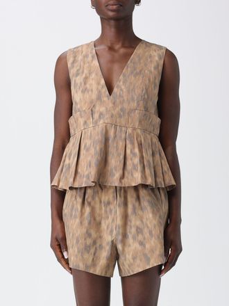 Ganni Top Femme couleur Beige