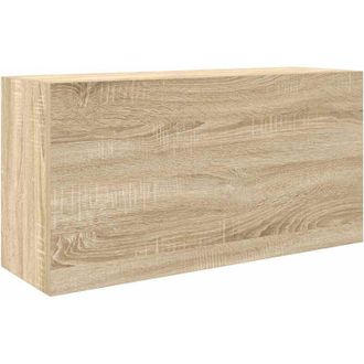 vidaXL Vidaxl - Armoire murale de bain ch&ecirc;ne sonoma 80x25x40 cm bois ing&eacute;nierie
