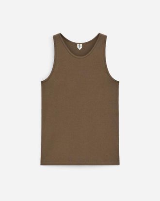 Arket Geripptes Tanktop -Braun