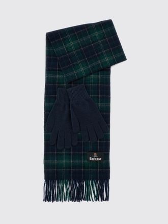 Barbour Ensemble de deux &eacute;charpes en laine &agrave; motif tartan avec ourlet &agrave; franges