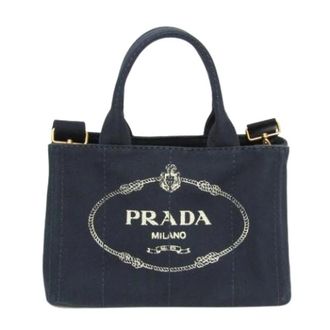 Prada Pre-owned Canapa Tote Bag - - Pre-owned - Damen - Blau - ONE SIZE