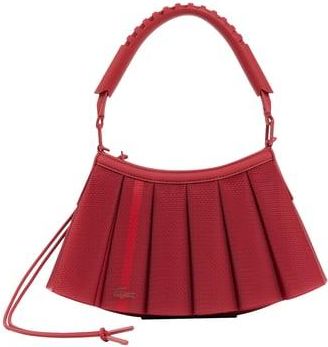 Lacoste Petit sac &agrave; main Lenglen en cuir maille