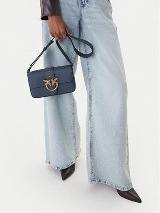 Pinko Handtasche Love One Mini Slouchy Fl Al 25-26 104340 A2OX Dunkelblau