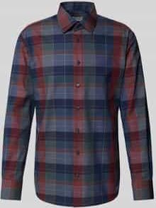 Eterna Modern Fit Business-Hemd mit Knopfleiste