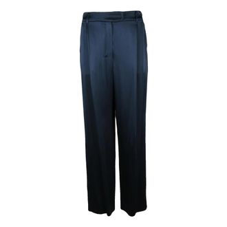 Max Mara Amleto Wide Hosen - - Trousers - Damen - Blau - M