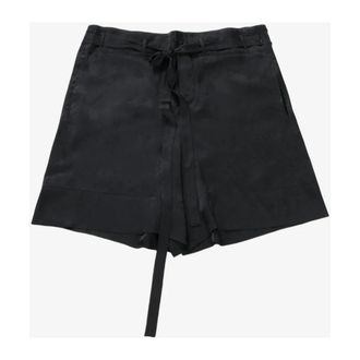 Ann Demeulemeester Schwarze Lounge-Shorts - - Shorts - Damen - Schwarzk - XS