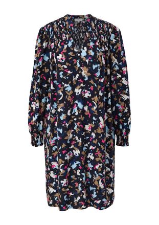 s.Oliver Damen Kleider kurz, Blau, 42 EU