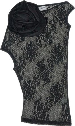 Vaquera Femme, Tops, Noir, Taille: 38 FR Sleeveless Lace Top