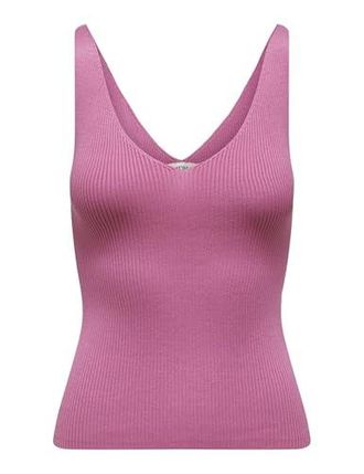 Jacqueline de Yong JdY JDYNANNA S/L Top KNT Noos, D&eacute;bardeur Femme, Ibis Rose