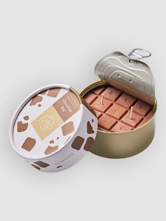 Candle Hand Chocolate Bar Can Bougie marron