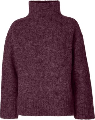 Selected Slfgabriella Ls Knit High Neck Noos