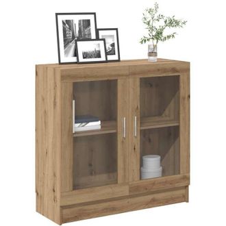 vidaXL Biblioth&egrave;que ch&ecirc;ne artisanal 82,5x30,5x80 cm bois ding&eacute;nierie - Vidaxl