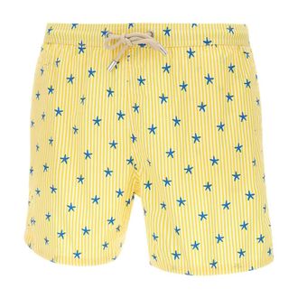 MC2 Saint Barth Homme, Maillots de bain, Jaune, Taille: S Lighting Swim Shorts