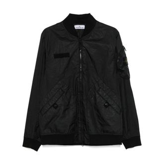 Stone Island Herren, Jacken, Schwarzk, XLGröße