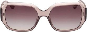 Guess Lunettes de soleil carr&eacute;es - Femme - Accessoires - Brun - Taille: 57 MM